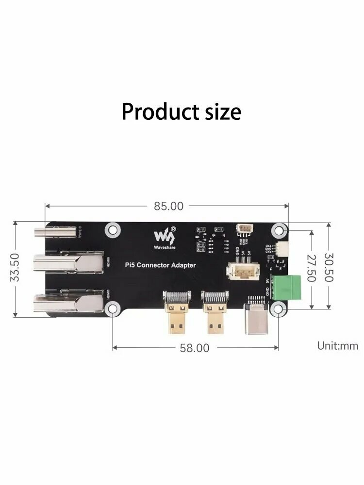 Плата Raspberry Pi 4B / 5 HDMI — фото 1