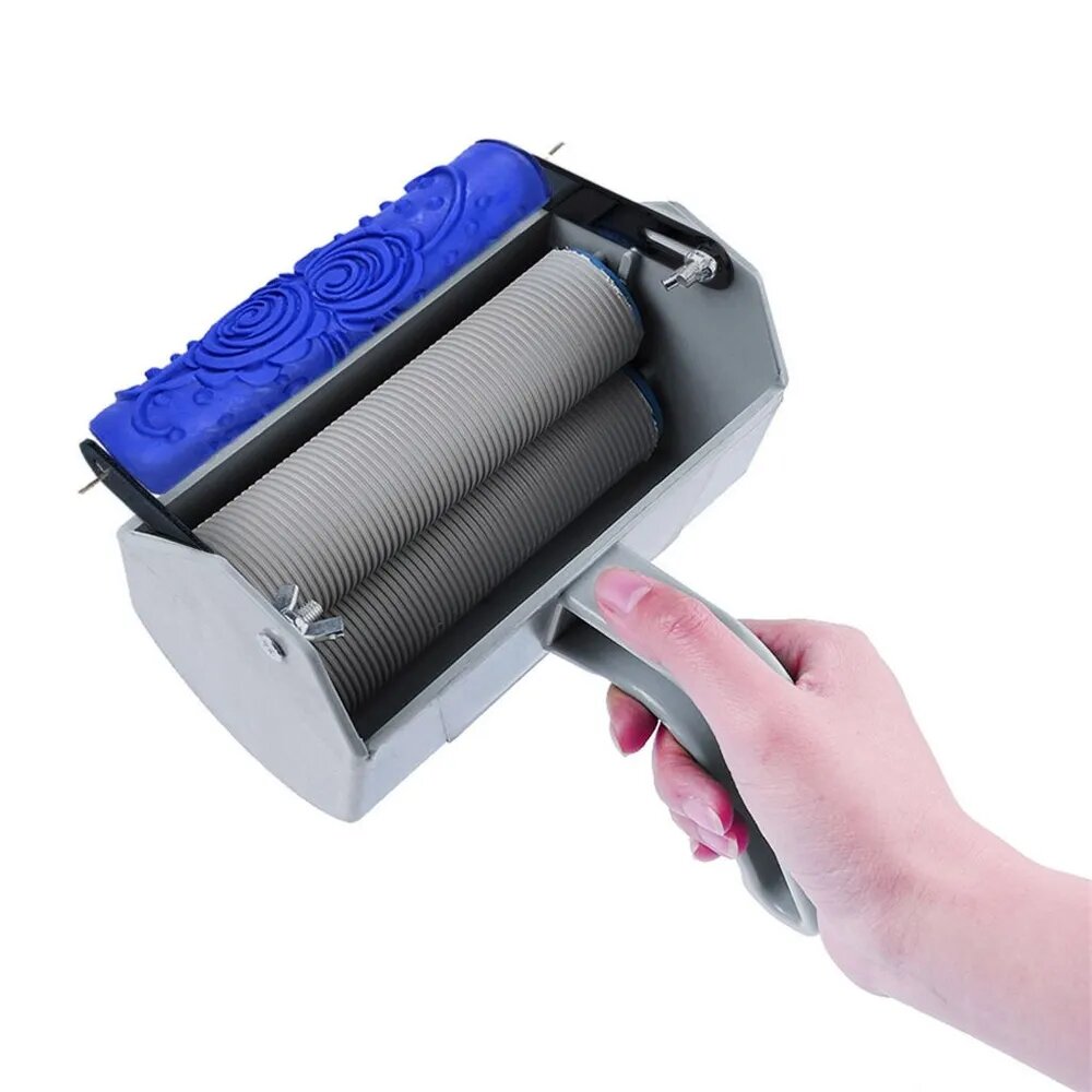 5-дюймовый декоративный малярный валик с рисунком и одноцветным декором