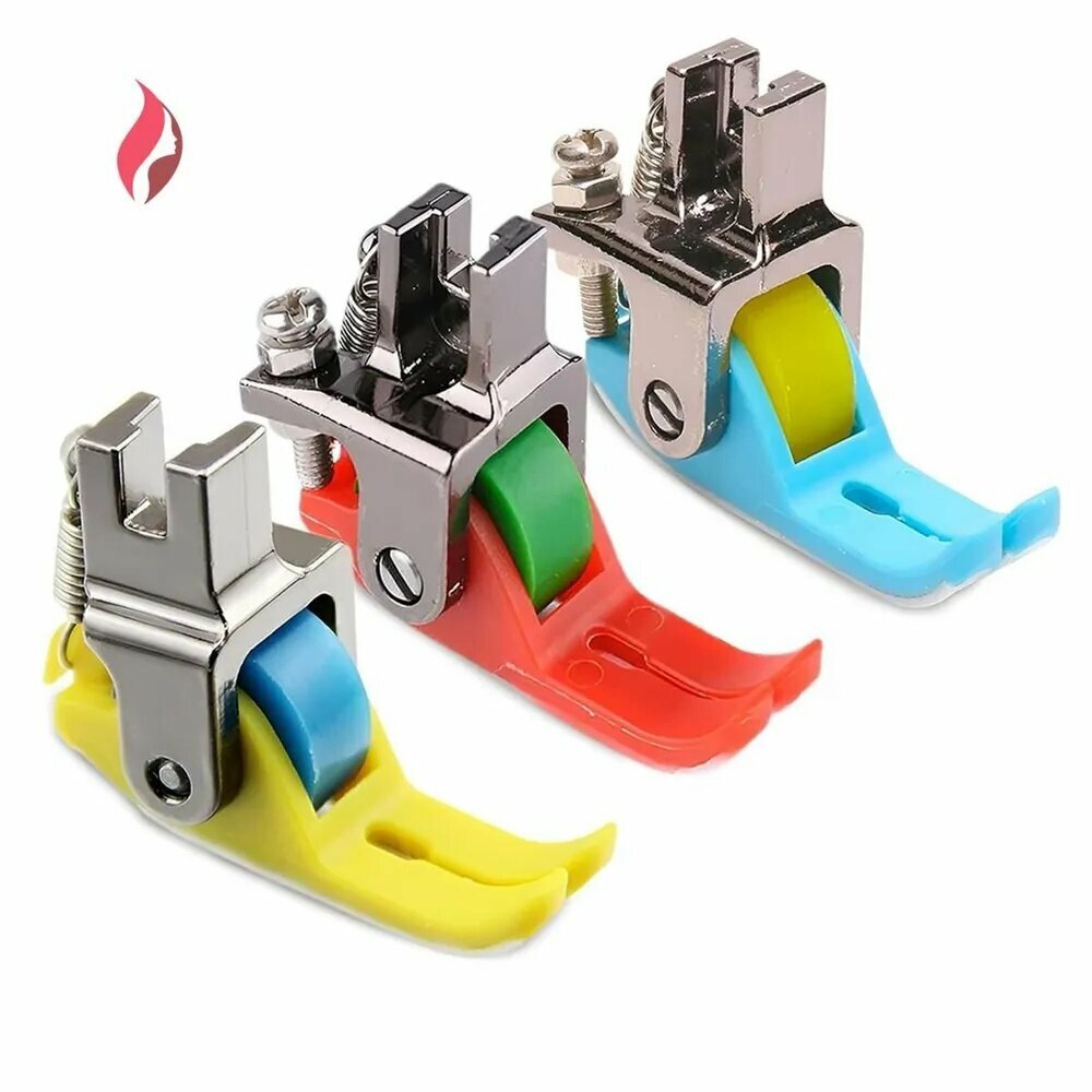 3 Шт. В Упаковке, Узкая Роликовая Прижимная Лапка, Лапка