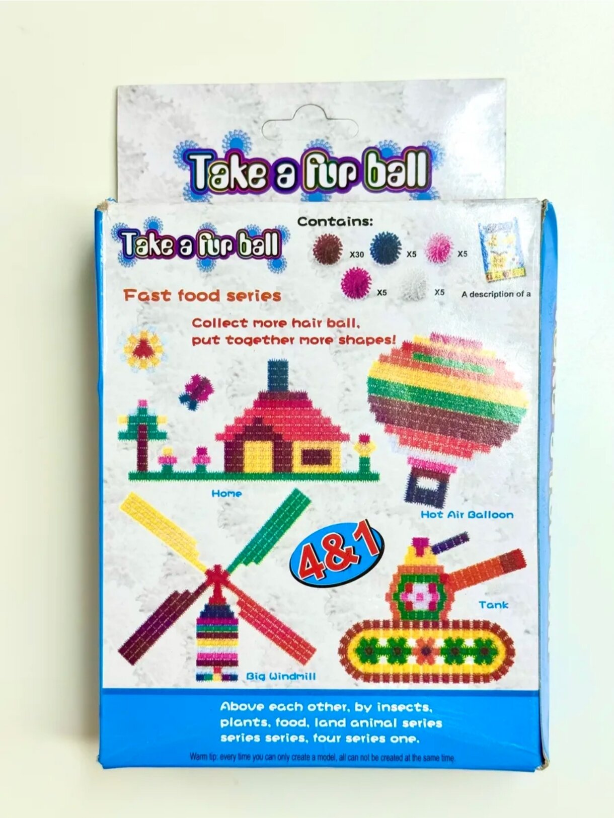 Конструктор-липучка Банчемс, 50 элементов, для развития моторики и логики