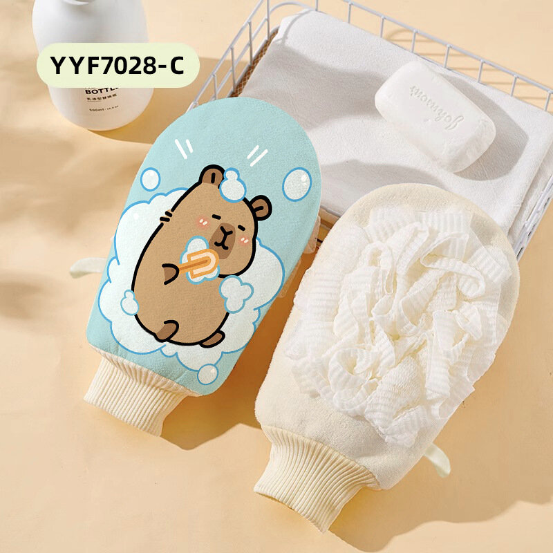 Креативная мочалка для ванны, мощная очищающая, универсальная, дружелюбная к коже, для домашнего использования, специальная мочалка для спины, пенящаяся мочалка