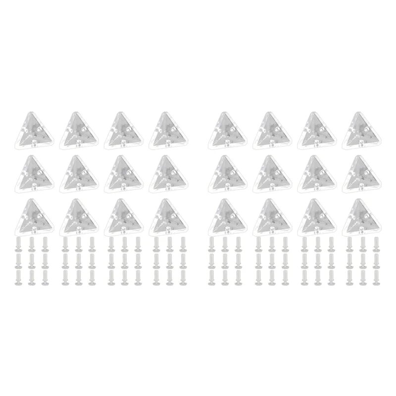 Акриловые угловые кронштейны ABRU 24 шт