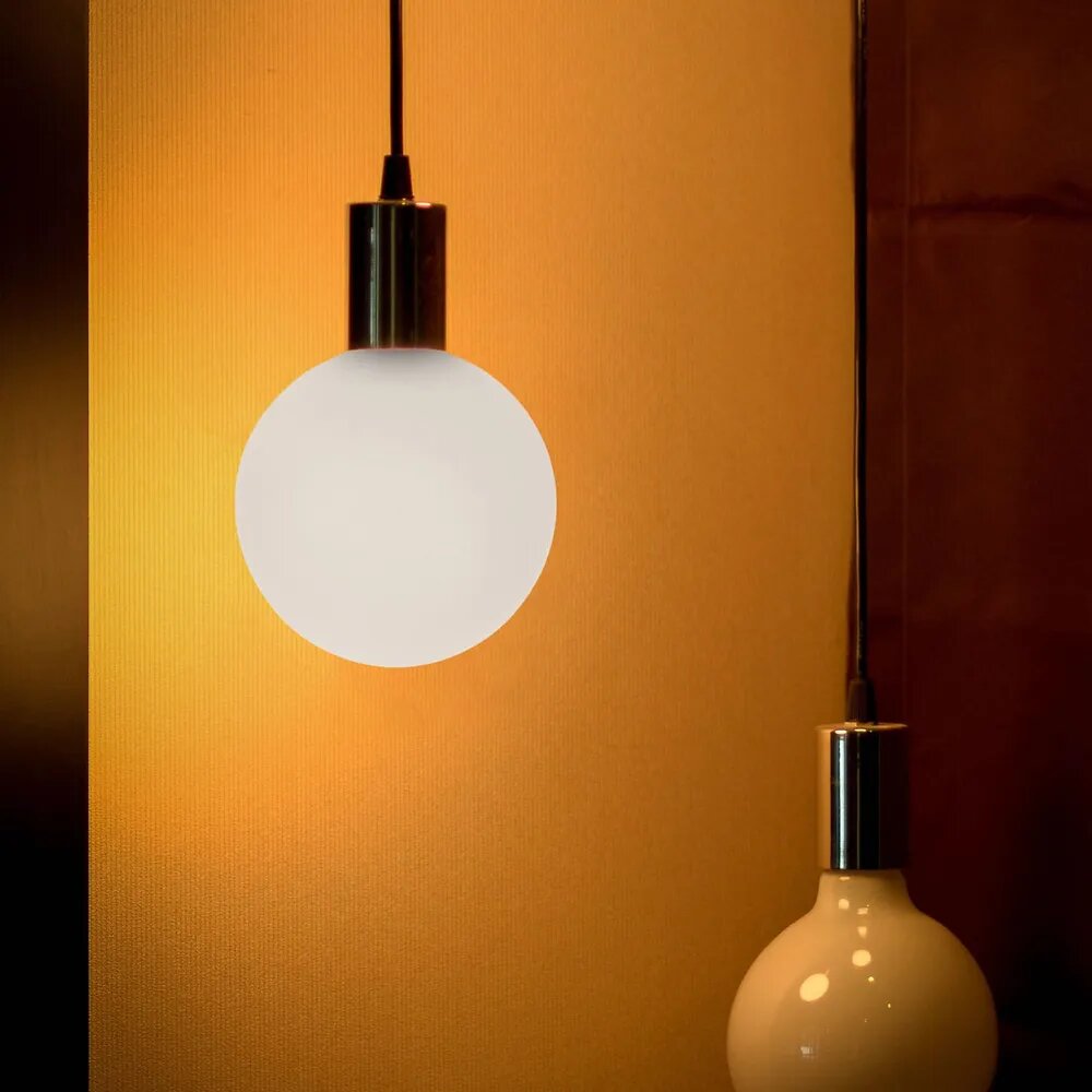 Заменяемый Стеклянный Плафон, Белый, Светорассеивающий, Глобусообразный, 1 Комплект, Для Осветительных Приборов В Интерьере