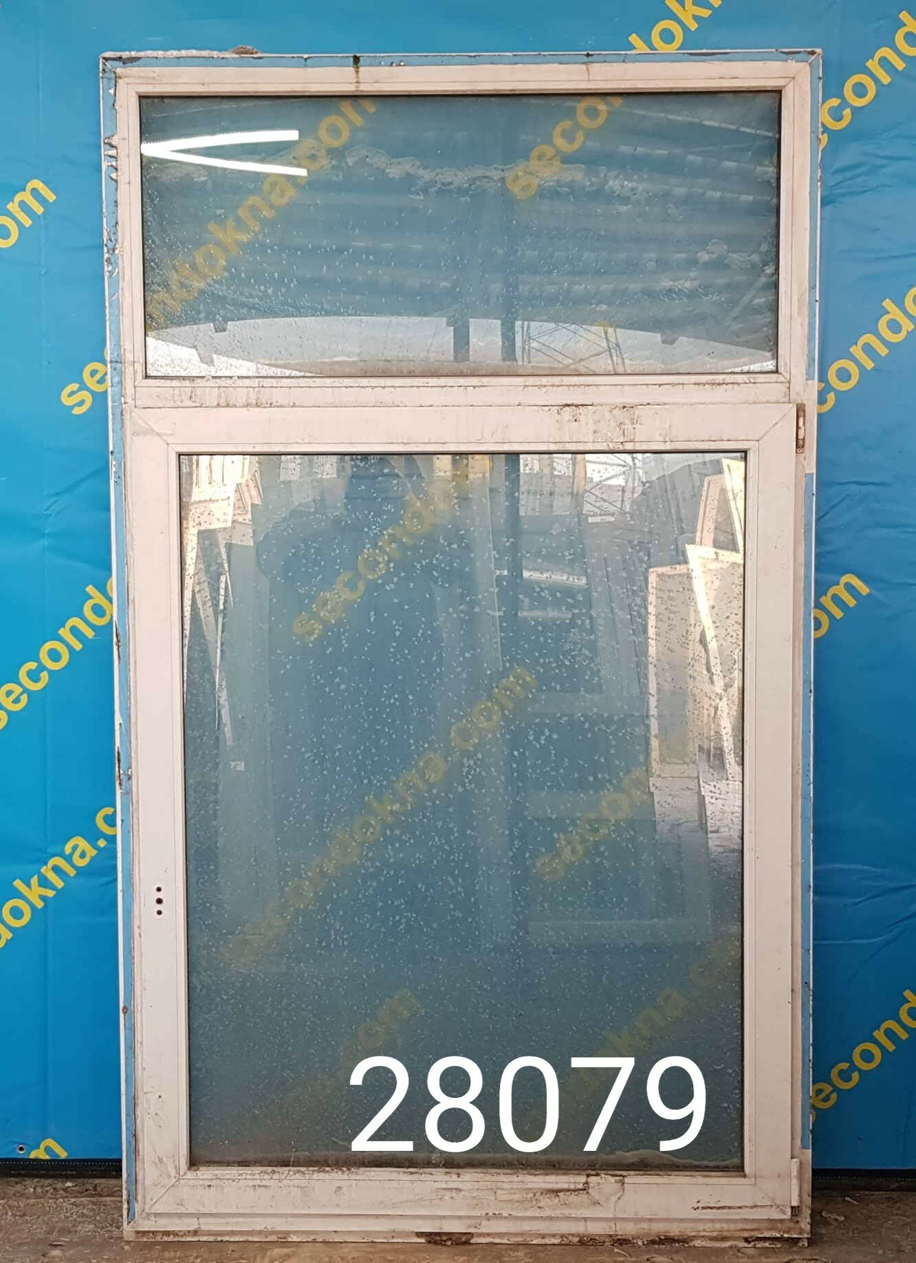 Пластиковое окно Б/У 2140(в) 1580 об х 1270(ш)