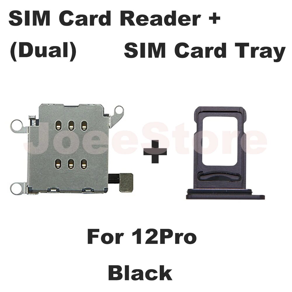 1 комплект разъемов для чтения SIM-карт, гибкий кабель для iPhone 13 12 11 14 Pro Max XR, держатель слота для двойного лотка для SIM-карты, замена адаптера