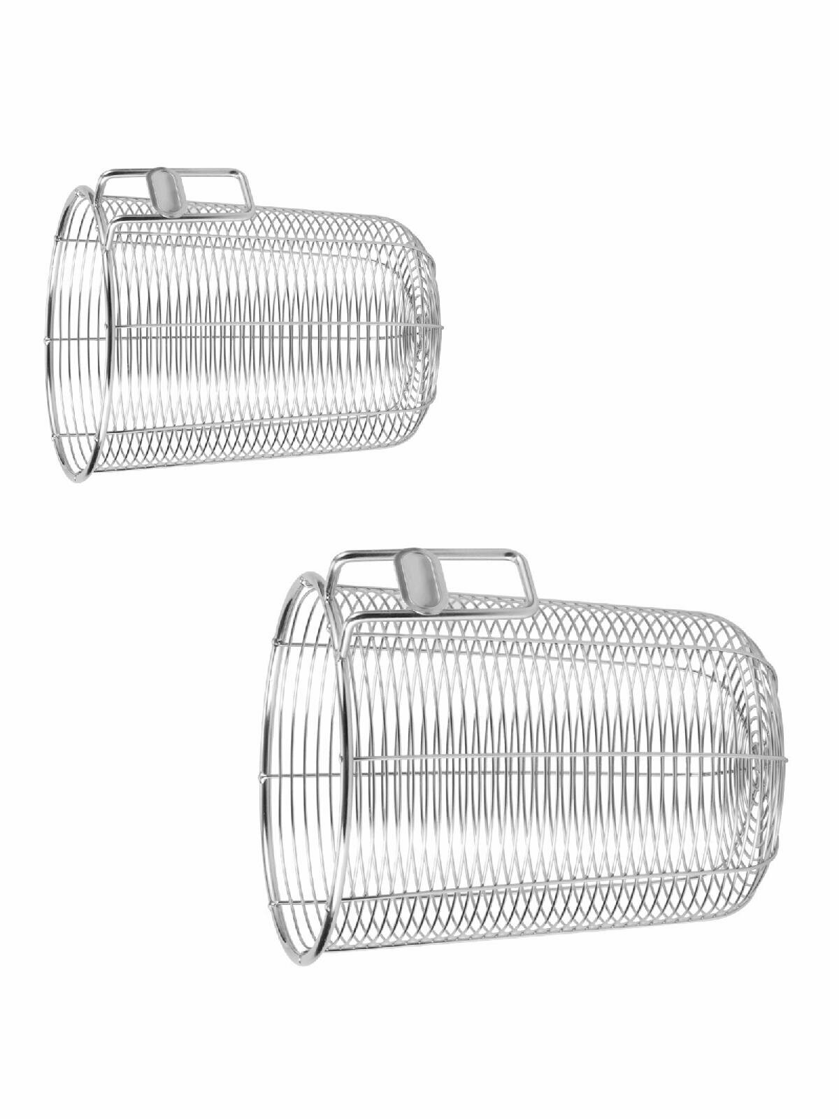 Комплект из 2 настенных полок для сушки посуды из нержавеющей стали