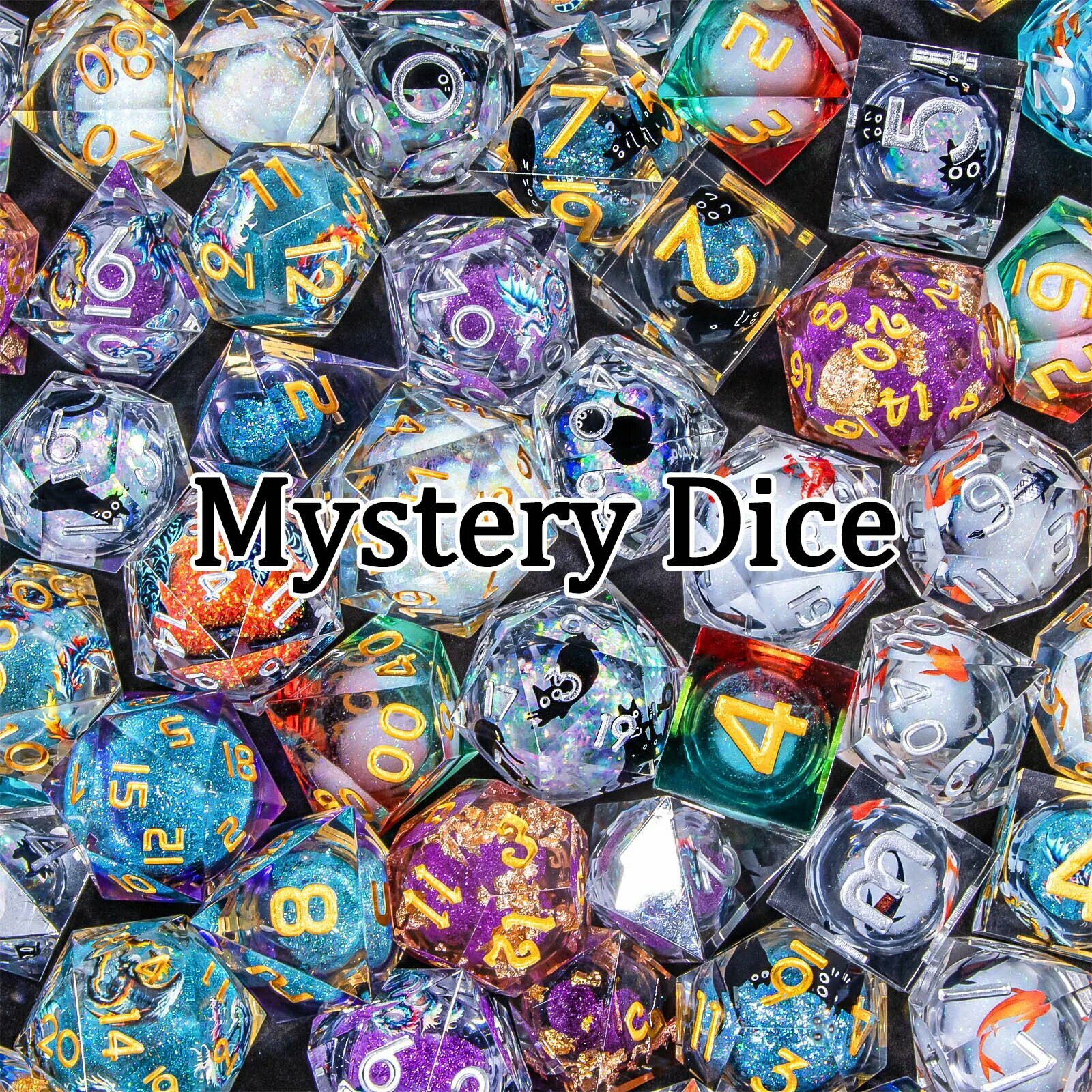 Набор костей для ролевых игр Mystery Dice 5pcs D100