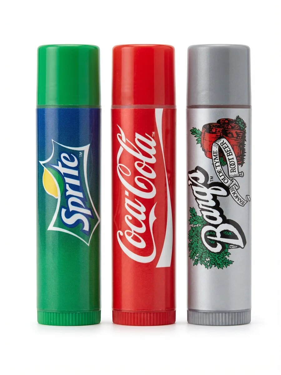 Lip Smacker Coca Cola набор из 3х увлажняющих бальзамов для губ 12г каждый