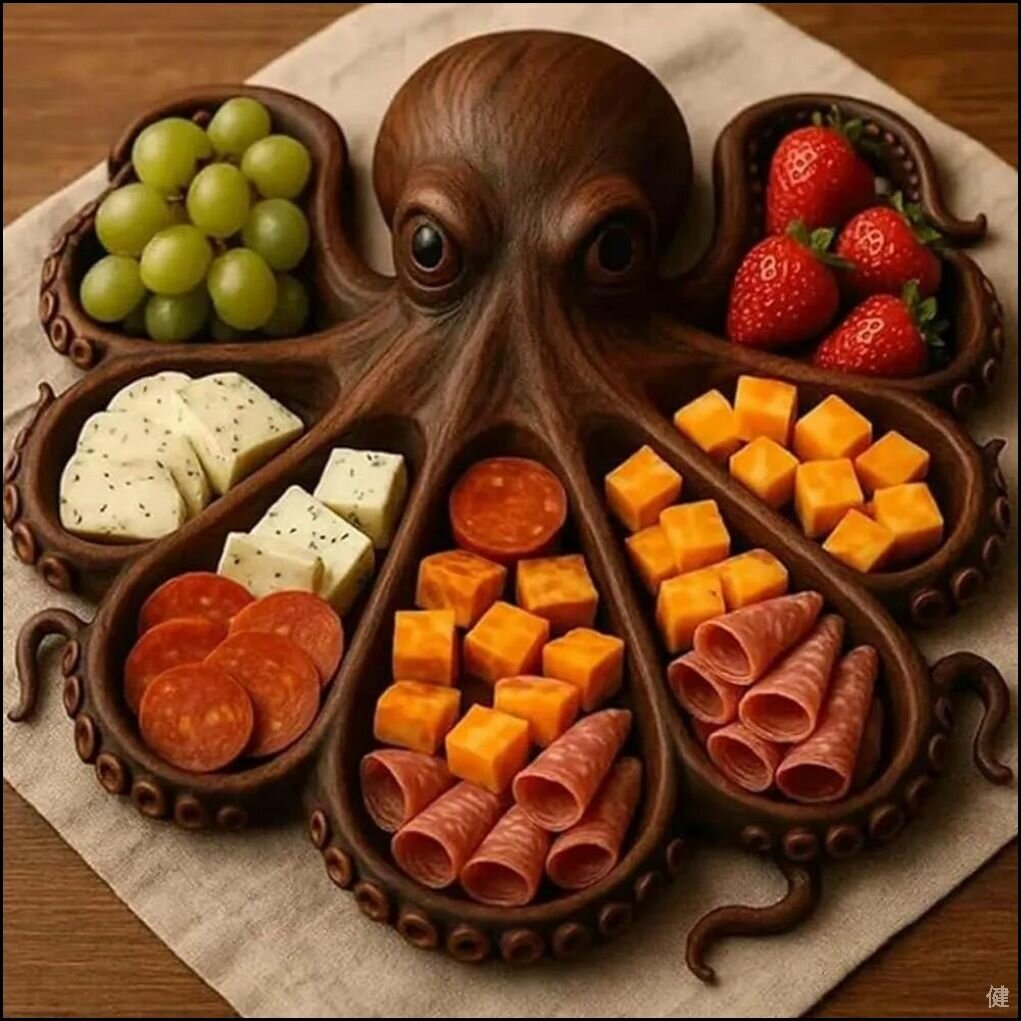 Эксклюзивный набор деревянных менажниц, 27 см