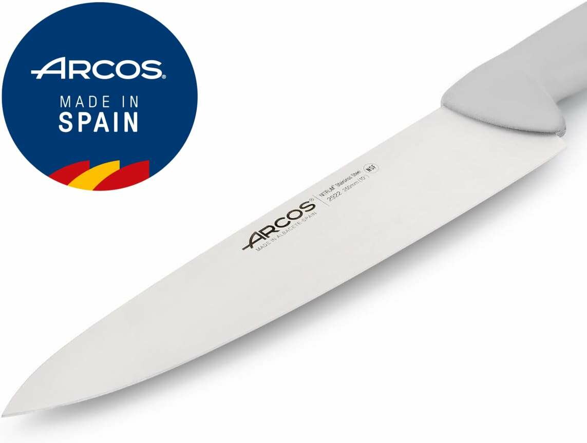 Поварской нож ARCOS Pro кованный пр-во Испания, оригинал, лезвие 25 см профессиональный, цвет серый