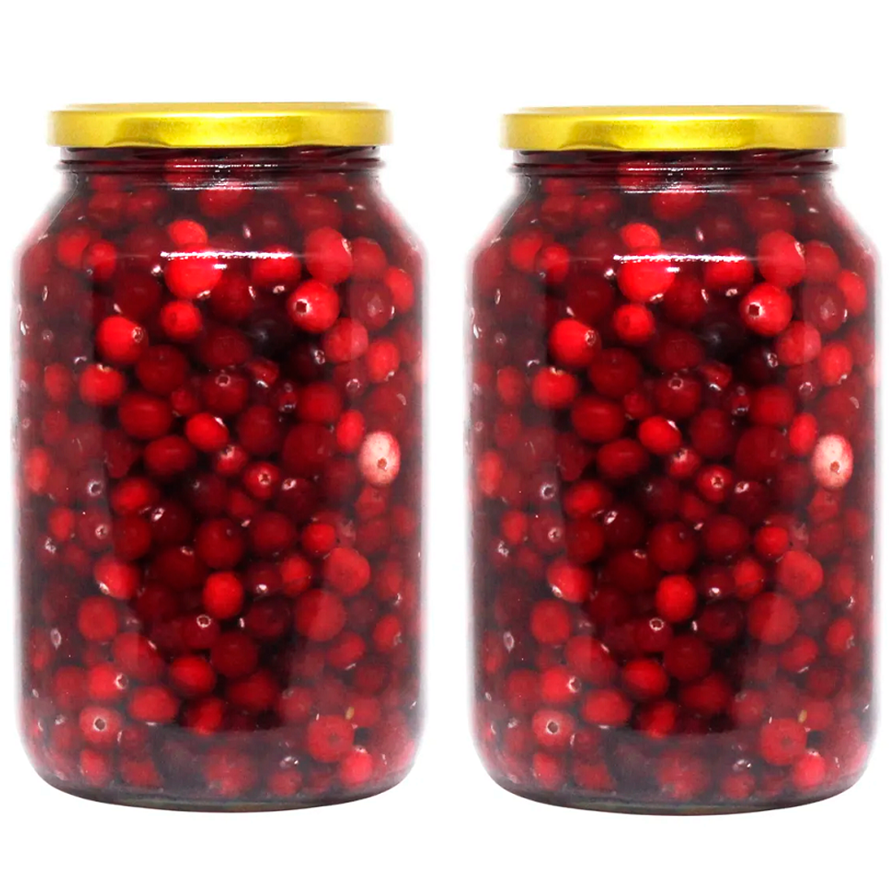 Моченая клюква, (Осенняя) 2000 мл.