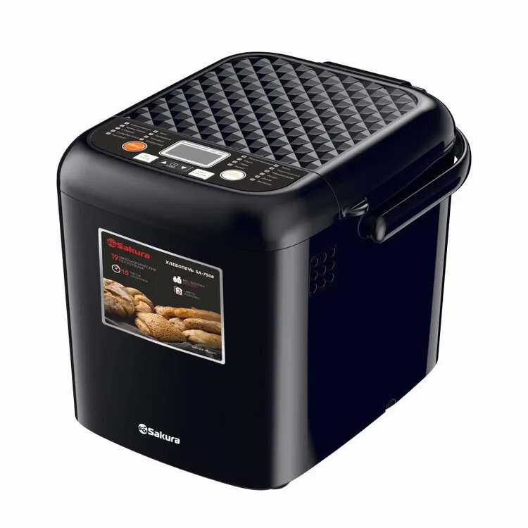 Хлебопечь SA-7508BK 500Вт 19 программ 500/600г