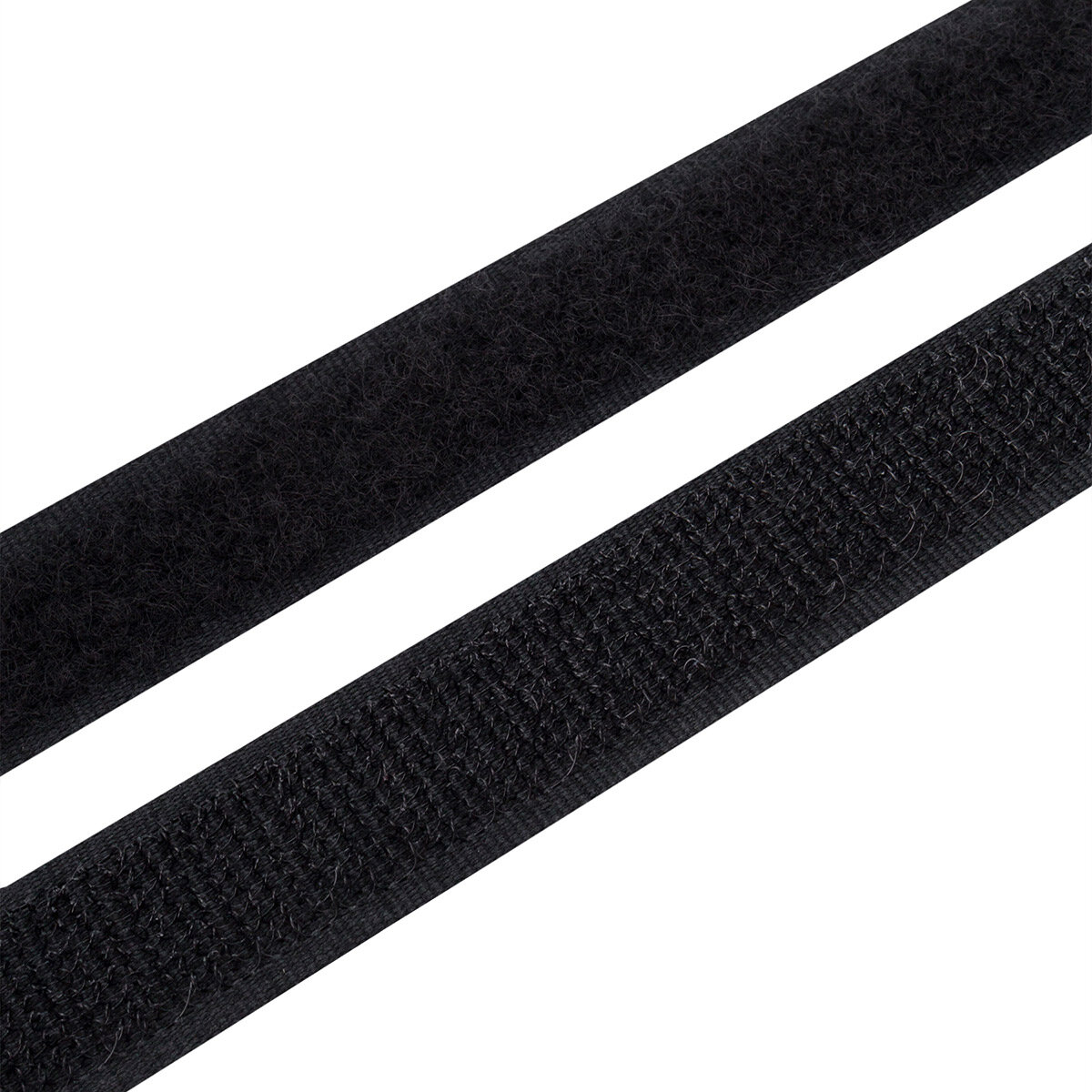 Лента контактная кач. C (100% полиэстер) 20мм*25м (черный), 25 м