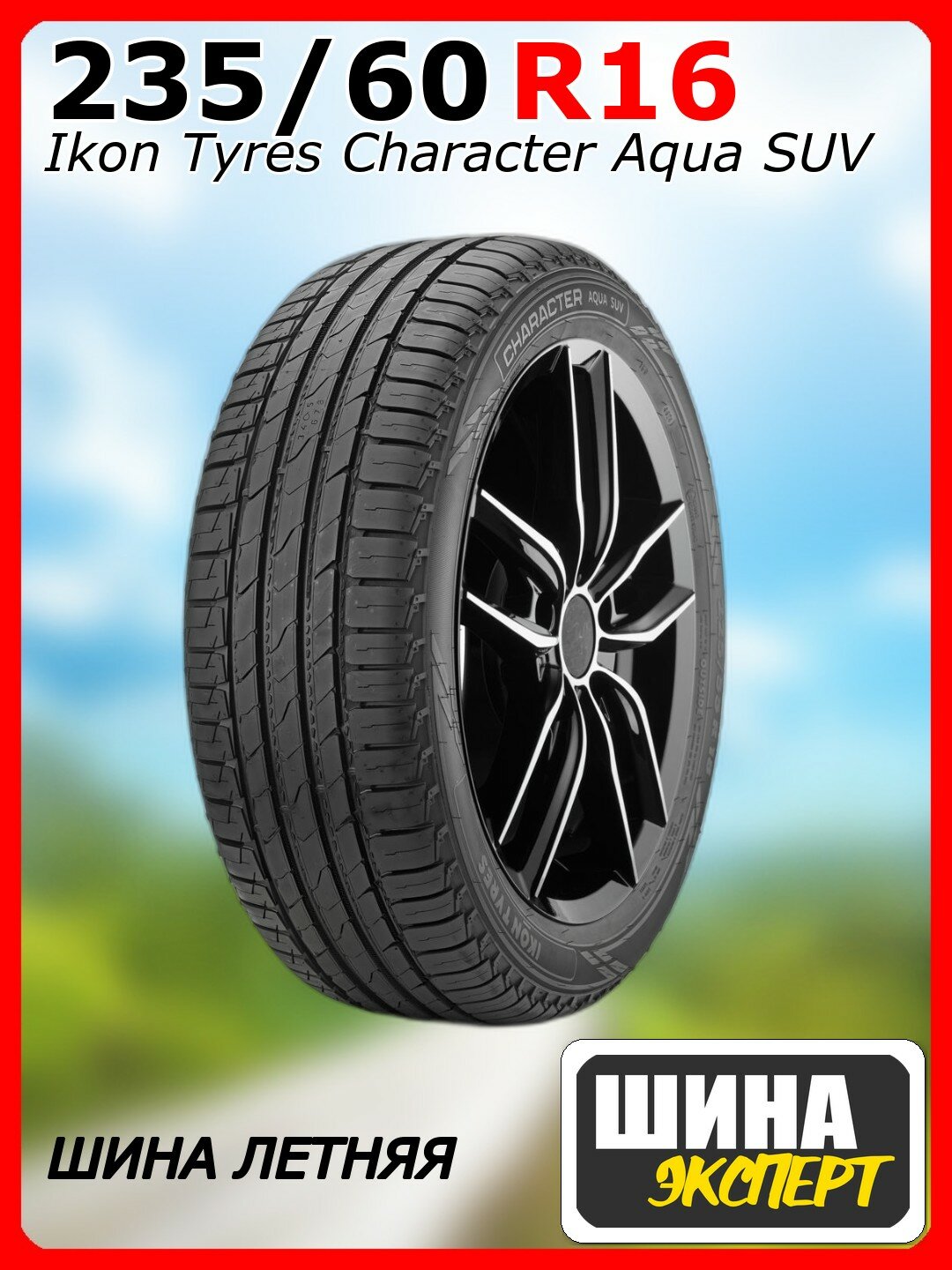 Шина летняя Ikon Tyres 235/60/16 H 100 Ikon Character Aqua SUV для легковых автомобилей T743123