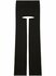 Брюки клеш courreges Chaps, размер 36 EU, черный