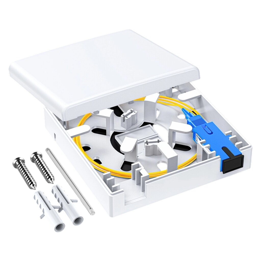 1 защитный короб для оптоволокна, двухпортовый оптоволоконный кабель, оптоволокно к домашнему терминальному лотку — одинарный фланец SC + косичка