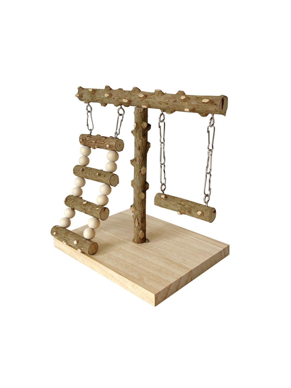 Деревянная лестница-качели Parrot pepper комбинированная настольная подставка