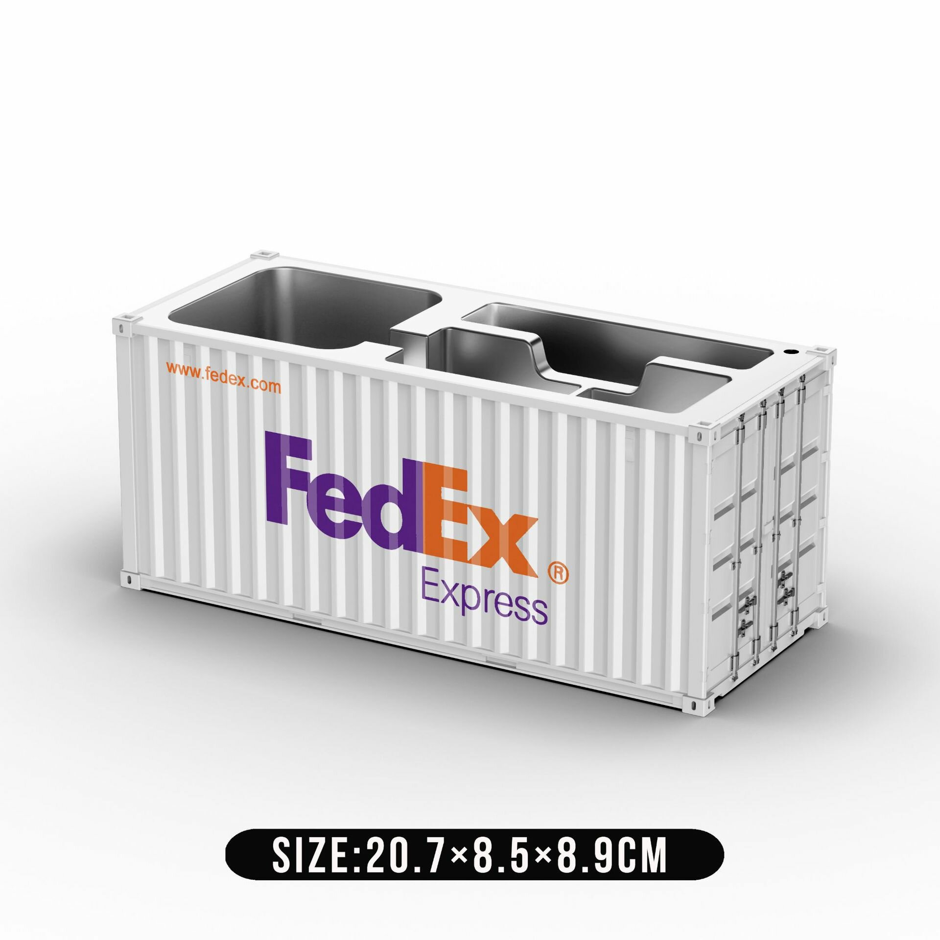 Простая модель контейнера с опциональной печатью логотипа, многофункциональный держатель для ручек, подарочная коробка для хранения канцелярии