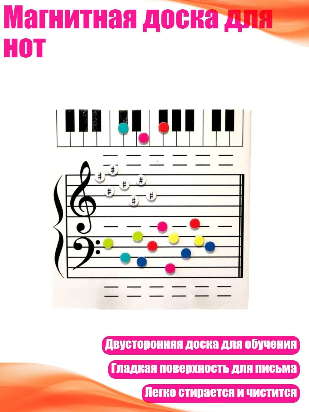 Магнитная доска для нот