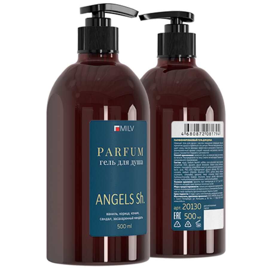 MILV, Парфюмированный гель для душа №11, 500 мл
