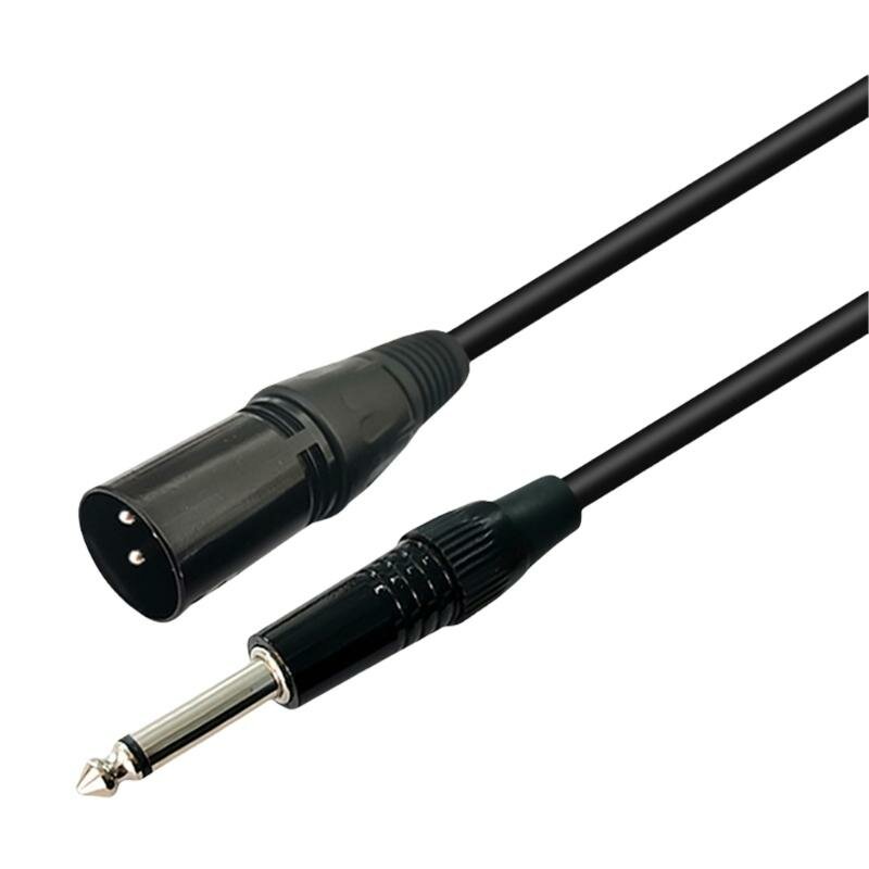 Кабель моно 1/4 дюйма — XLRR, 6,35 мм, 1.5m - XLR мужской