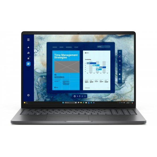 Ноутбук Dell Pro 16 16", IPS, Intel Core Ultra 5 235U 2ГГц, 12-ядерный, 16ГБ DDR5, 512ГБ SSD, Intel Graphics, Linux, серый (pro16-5653)