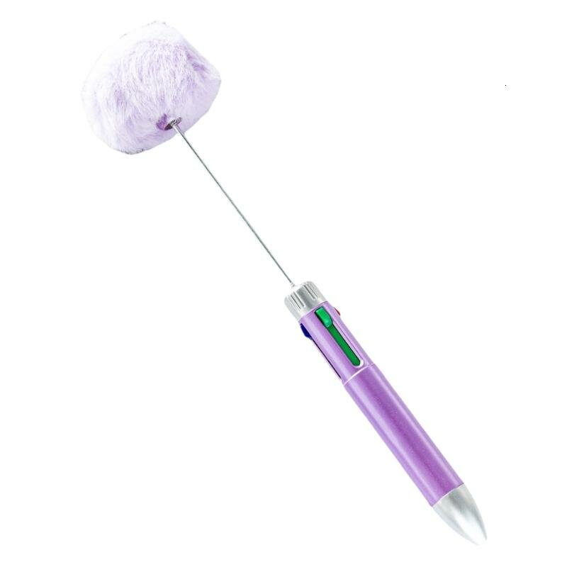 Четырехцветная шариковая ручка, конфетно-фиолетовый