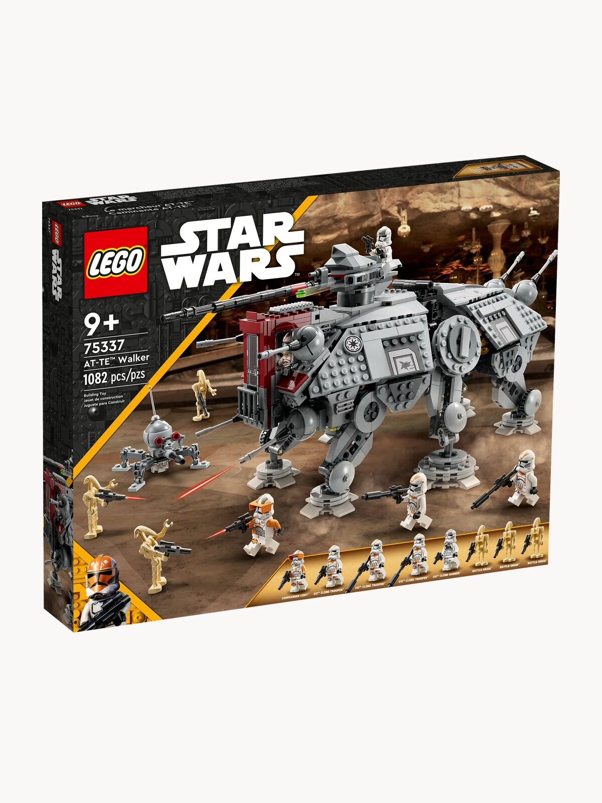 Конструктор LEGO Star Wars™ 75337 Шагоход AT-TE™, серый, 1082 дет.