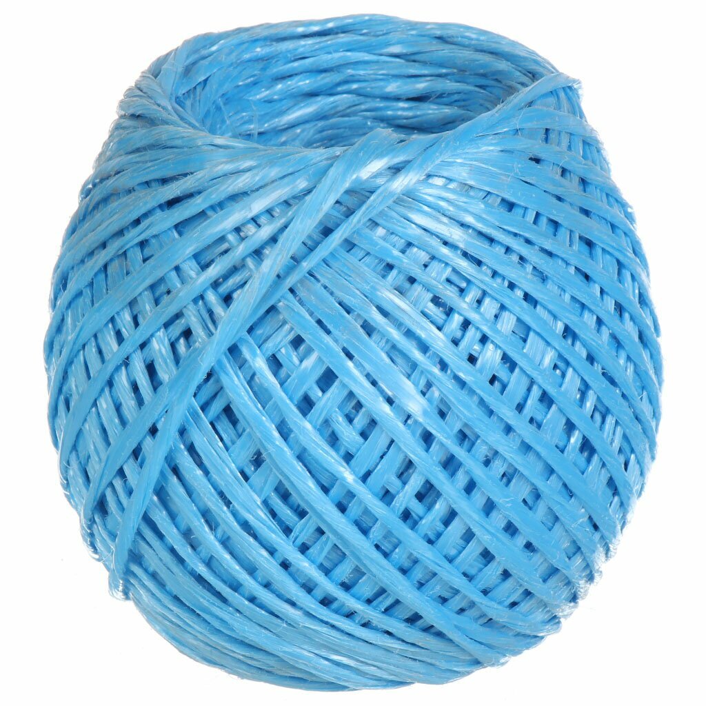 Шпагат Садовита полипропиленовый 1000 текс, синий, 100 м, для сада, огорода и упаковки грузов, артикул 00247445