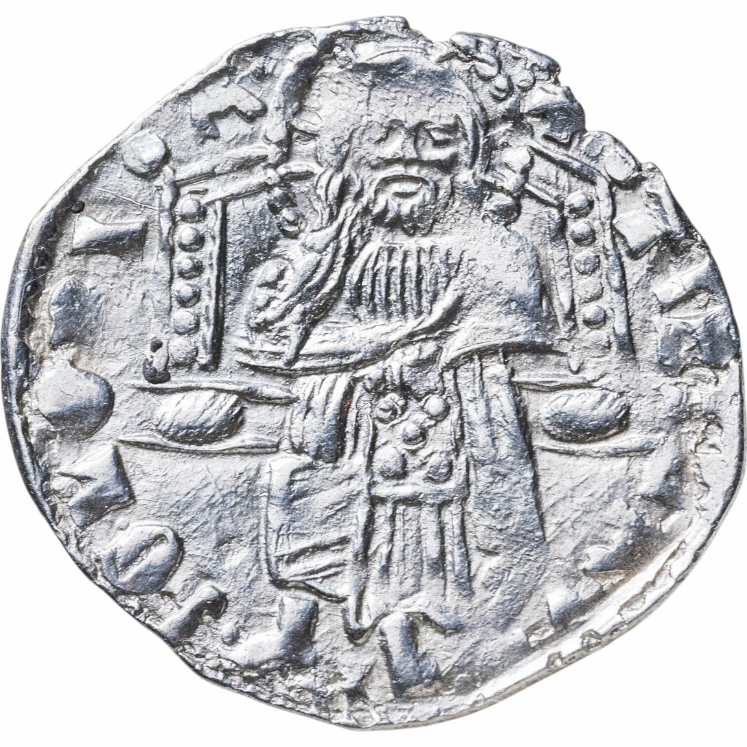 Венецианская республика, Франческо Фоскари, 1423-1457 годы, Гроссо , Серебро, в сохранности VF