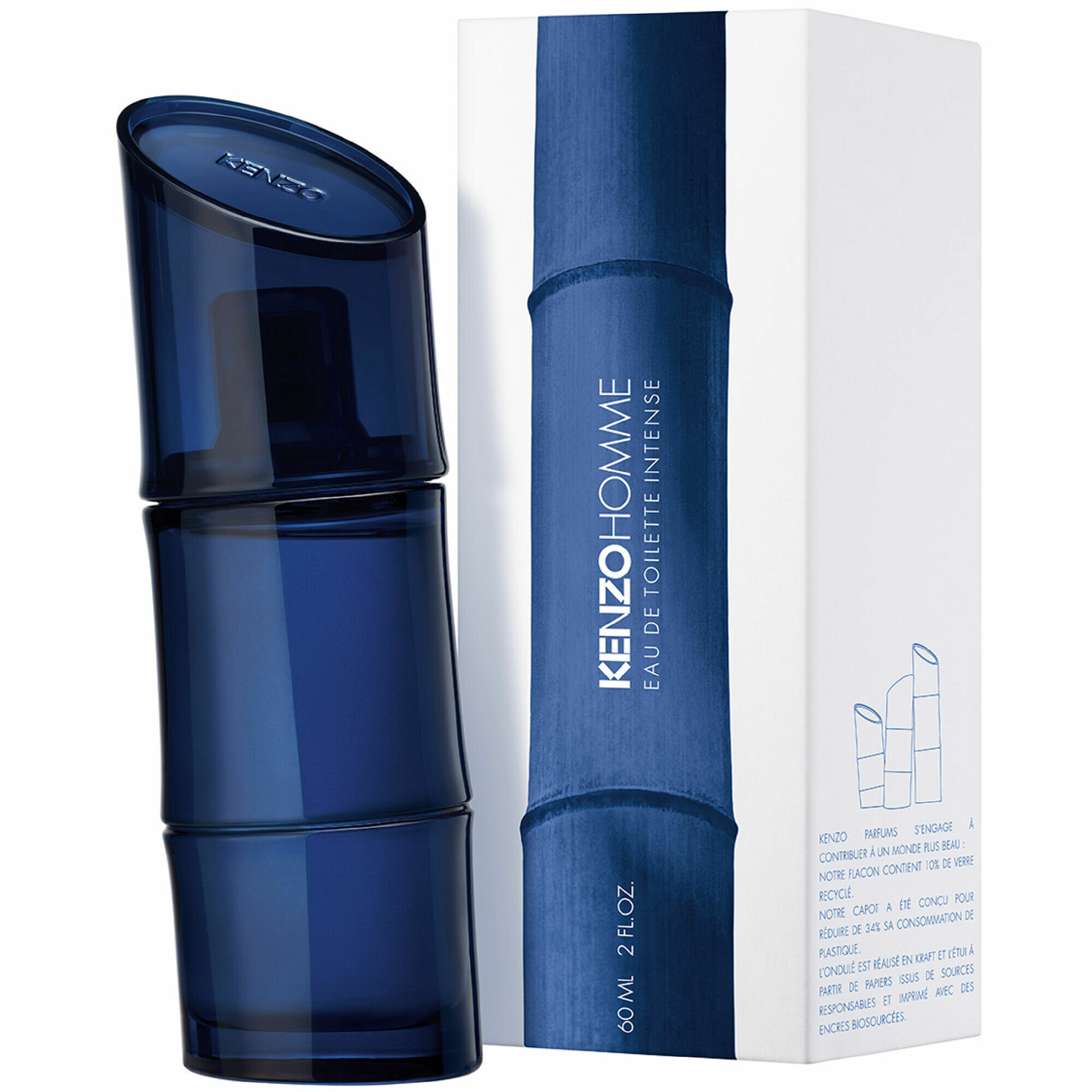 Туалетная вода для мужчин Kenzo Kenzo Homme Eau De Toilette Intense 60 мл / Духи Кензо Кензо Хом О Де Туалет Интенс