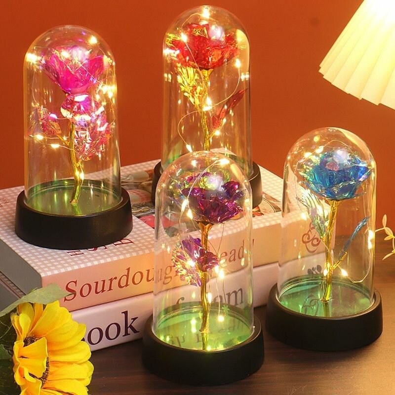 Имитация вечного цветочного подарочного светильника