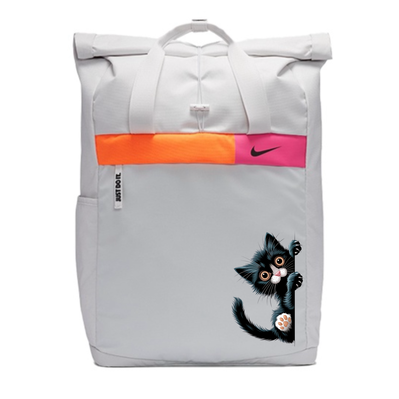 **Рюкзак унисекс Nike Fabric Backpack, Light Silver Gray**