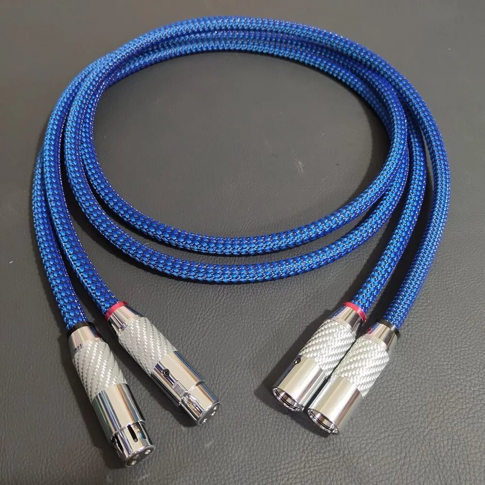 Furutech Аудиокабель, 1 м, голубой