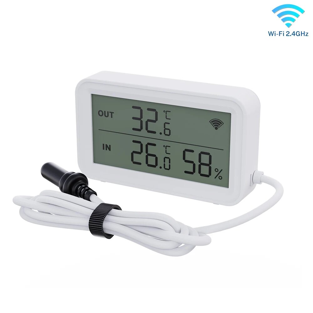 Датчик влажности и температуры Tuya для умного дома T13Pro