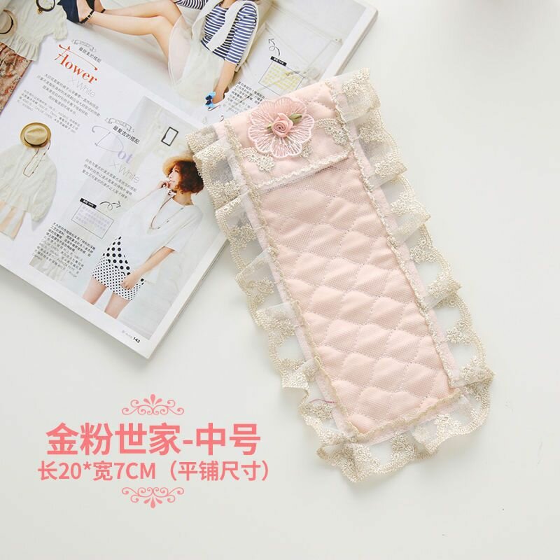 Европейский стиль домашнего пылезащитного чехла для пульта дистанционного управления кондиционера, настольное украшение, ткань с кружевом, антигрязевой защитный чехол