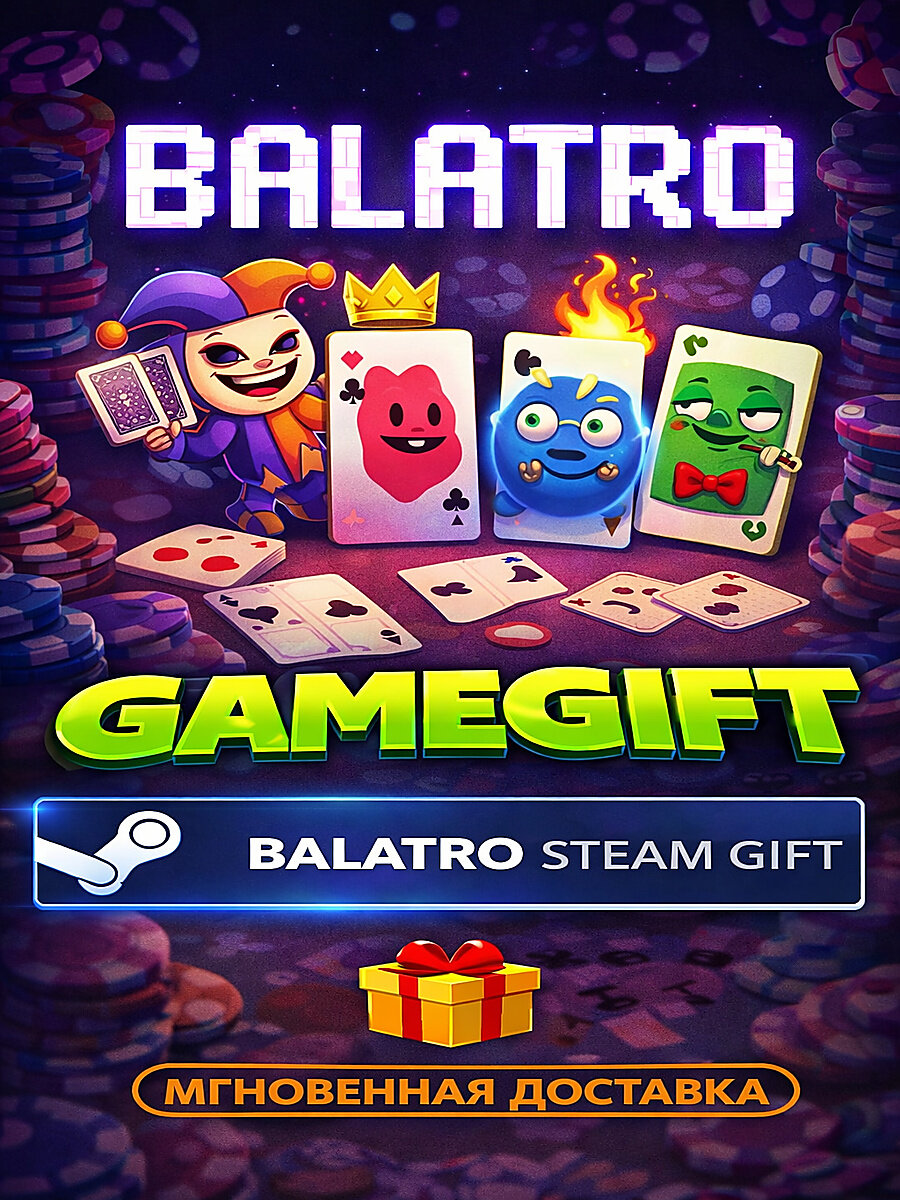 Игра Balatro для STEAM ПК (PC) | Страна активации - Канада | Подарком на Ваш аккаунт | Автовыдача