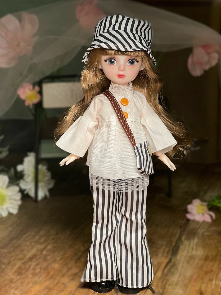 Укла Лори 30Cm, 6 часов Bhd полный набор, 20 суставов, макияж