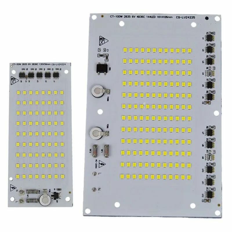 AC220V Светодиодная матрица,50 ВТ, LED, холодный белый, Подходит для прожекторов