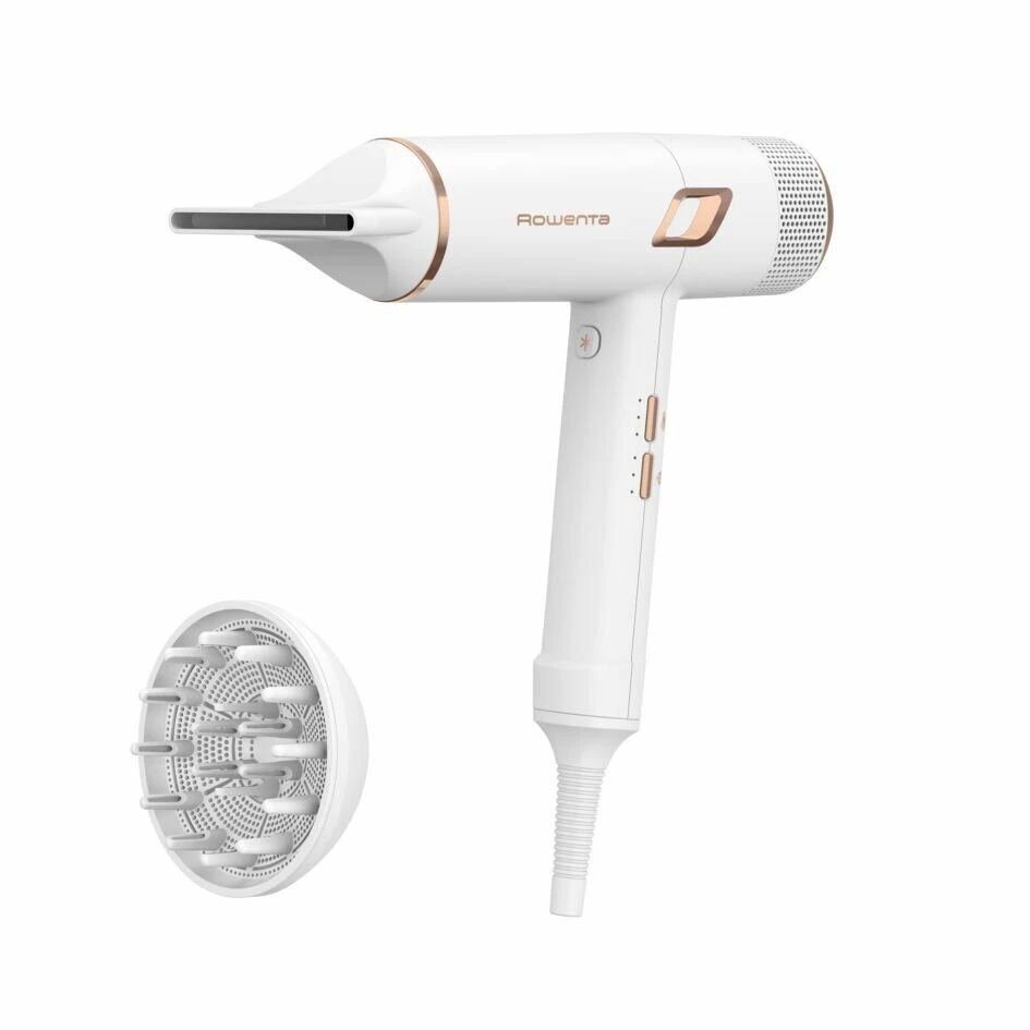Фен Rowenta Ultimate Experience Maestria CV9910F0, белый/золотистый