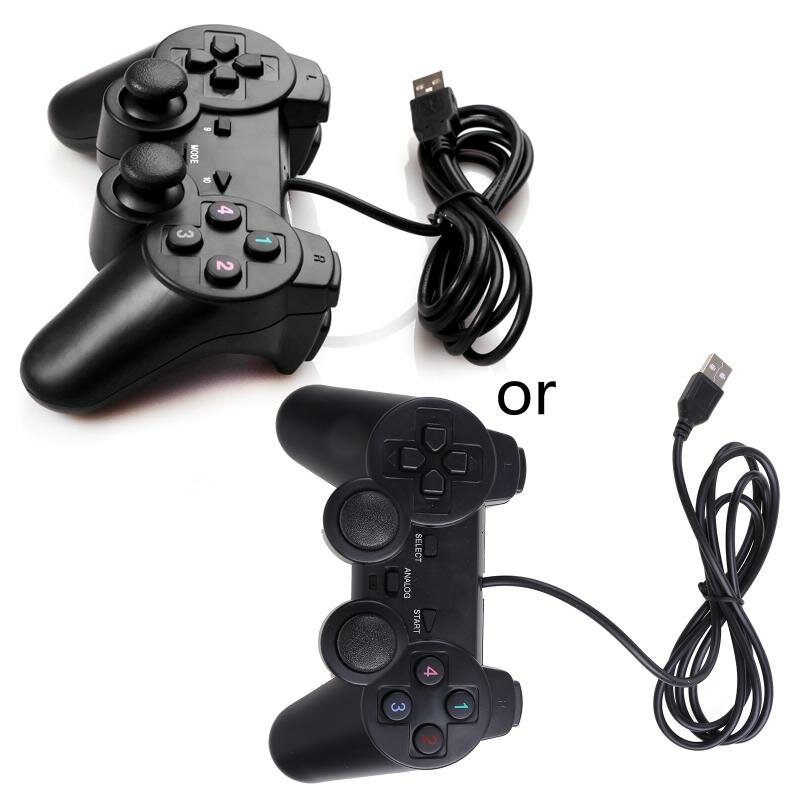Игровой USB-контроллер для ПК, Черный