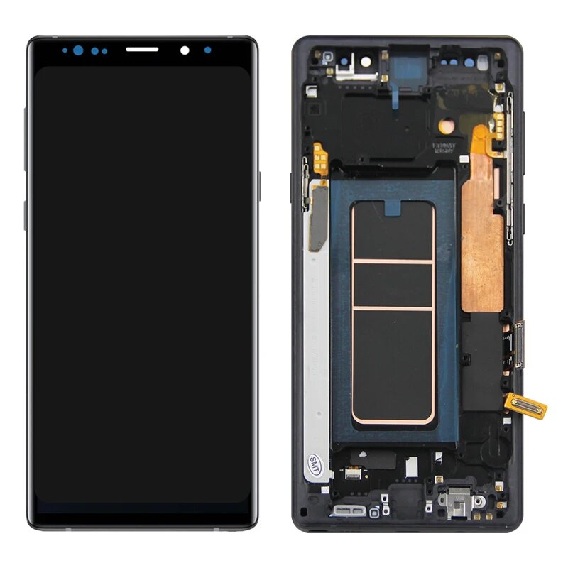 AMOLED-экран для Samsung Galaxy Note 9 N960F N960F/DSLCD-дисплей, цифровой сенсорный экран с рамкой для Samsung Galaxy Note 9 With Black Frame