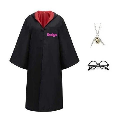 Косплей костюм Гарри Поттера для взрослых и детей Бордовый, XXL, 3pcs 13