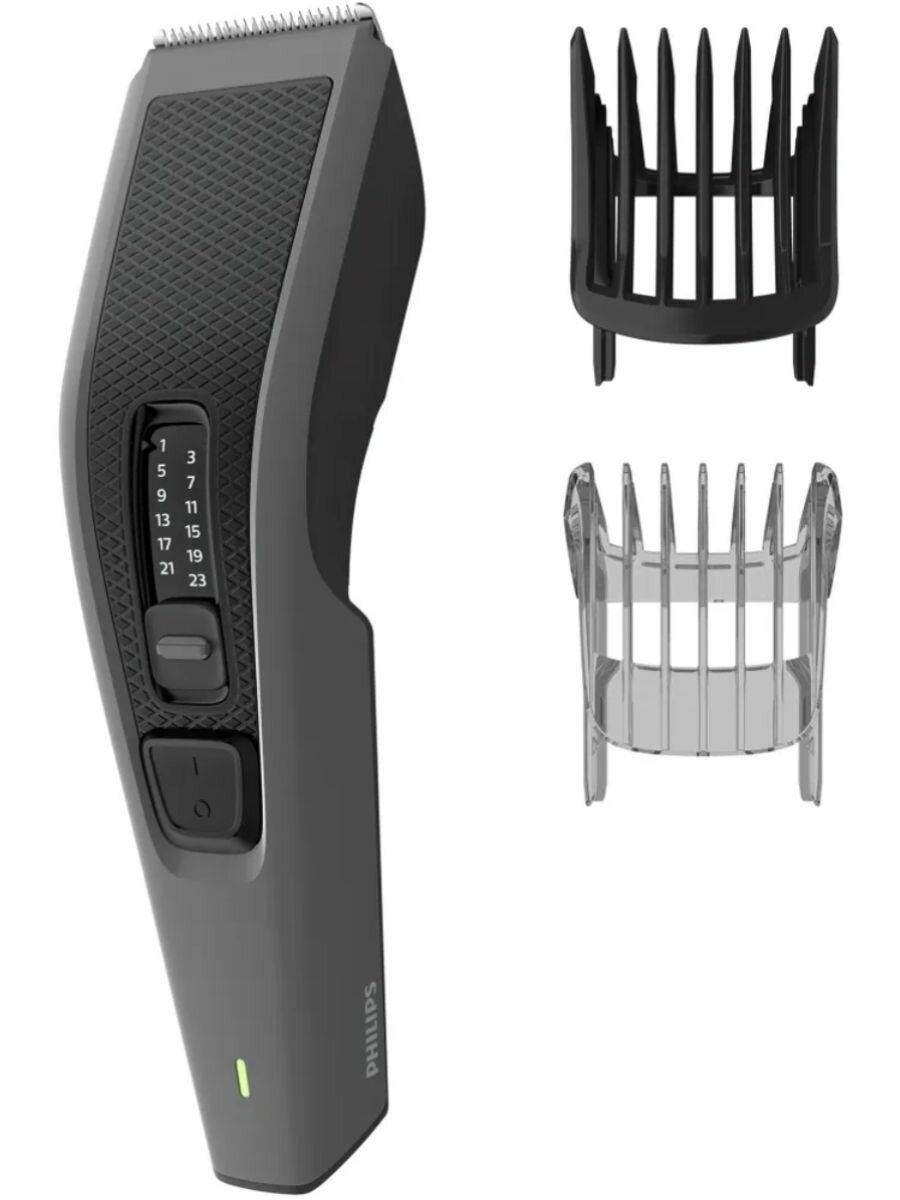 Машинка для стрижки Philips HC3525/13, 0,5-23 мм, серая/черная