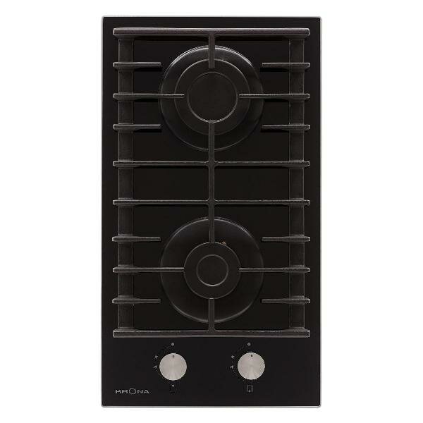 Встраиваемая модульная газовая панель независимая Krona HAGEL 30 BL черная
