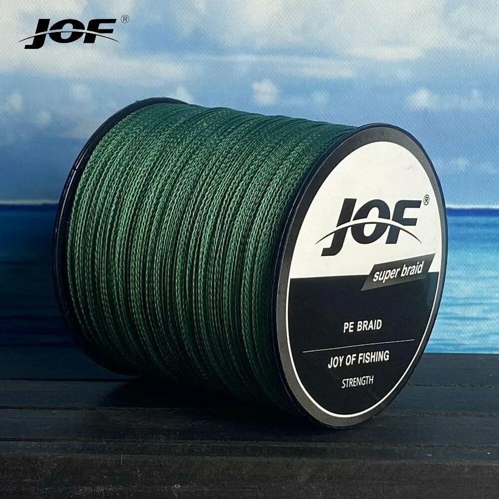 JOF 8-прядная плетеная леска, суперпрочная, для пресной воды, 300M 500M 1000M