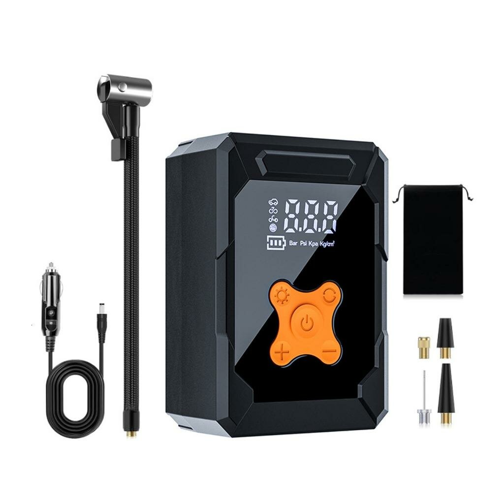 Портативный воздушный компрессор с фонариком, Тип А