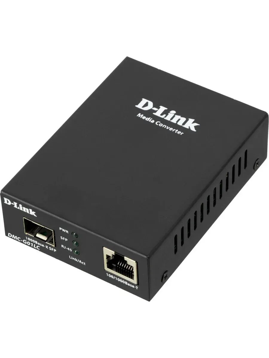Медиаконвертер DMC-G01LC/C1A 100/1000Base-T, 1000Base-X SFP