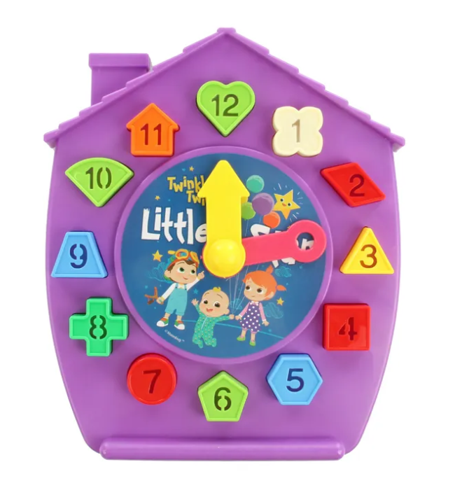 Развивающая игрушка часы-сортер"Домик", 133084