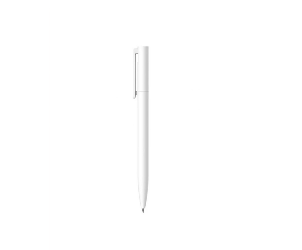 Гелевая ручка Xiaomi Mi Rollerball Pen White, черная, 0.5 мм, гладкая, компактная